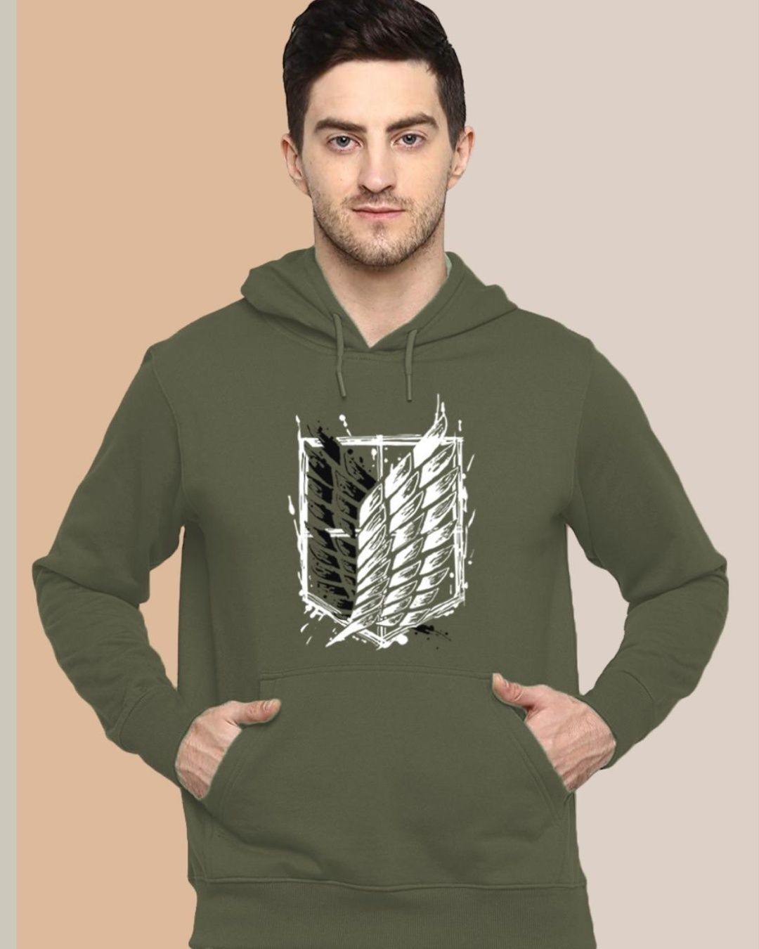 Buy Men's Green Attack on Titan Graphic Printed Hoodie Online at Bewakoof Buy Men's Green Attack on Titan Graphic Printed Hoodie Online at Bewakoof