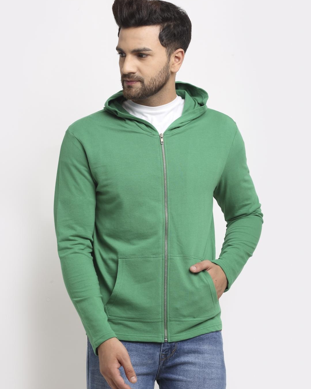 Buy Men's Green Hoodie for Men Green Online at Bewakoof