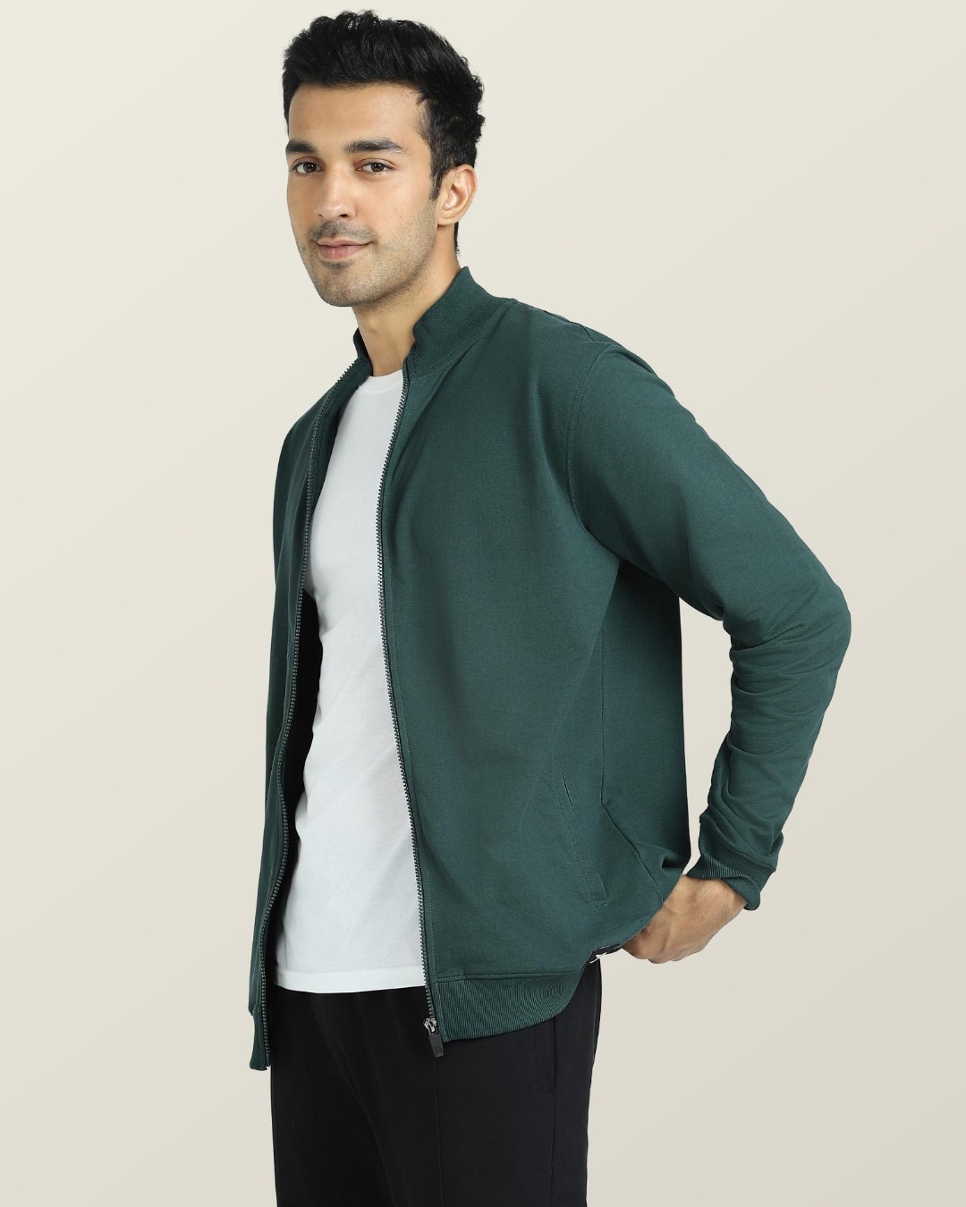 Buy Men's Green Jacket Online at Bewakoof