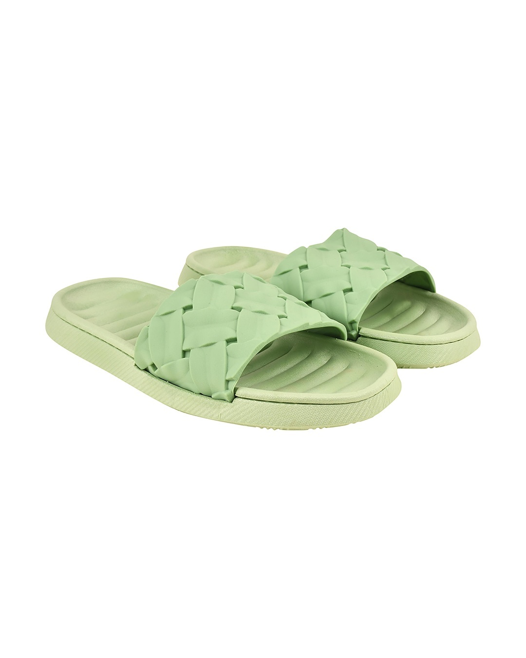 Buy Women's Green Sliders Online in India at Bewakoof