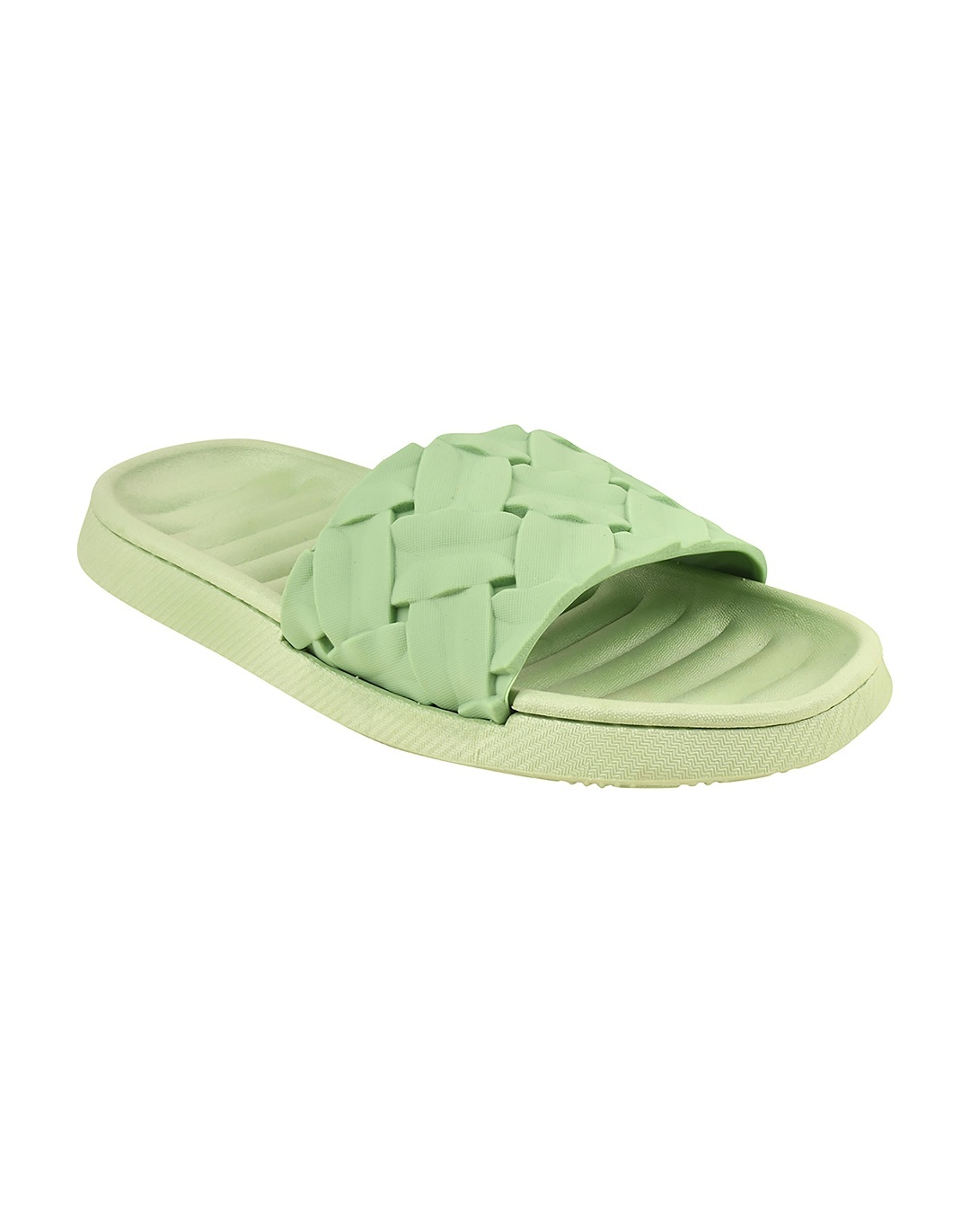 Buy Women's Green Sliders Online in India at Bewakoof