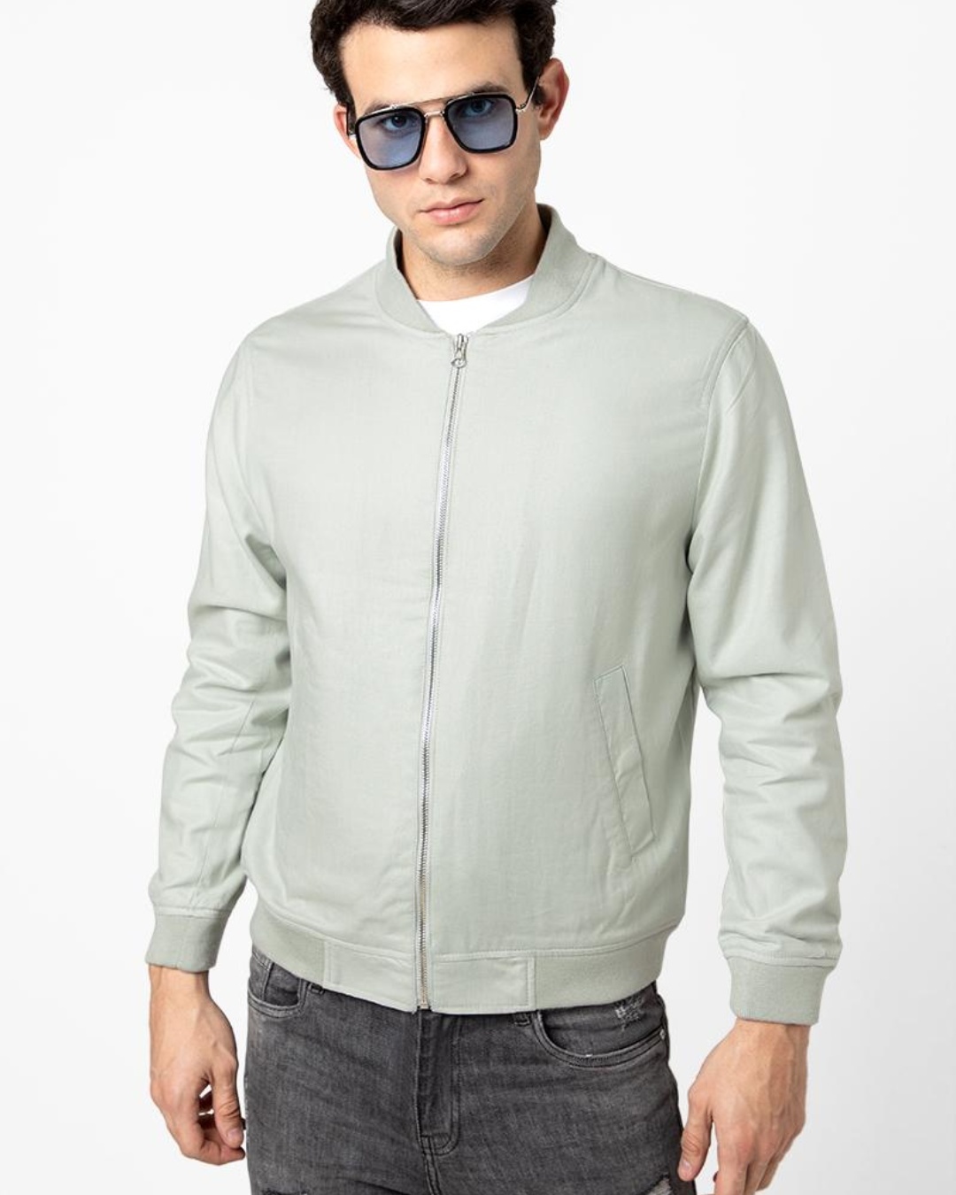 Buy Men's Green Slim Fit Jacket Online at Bewakoof