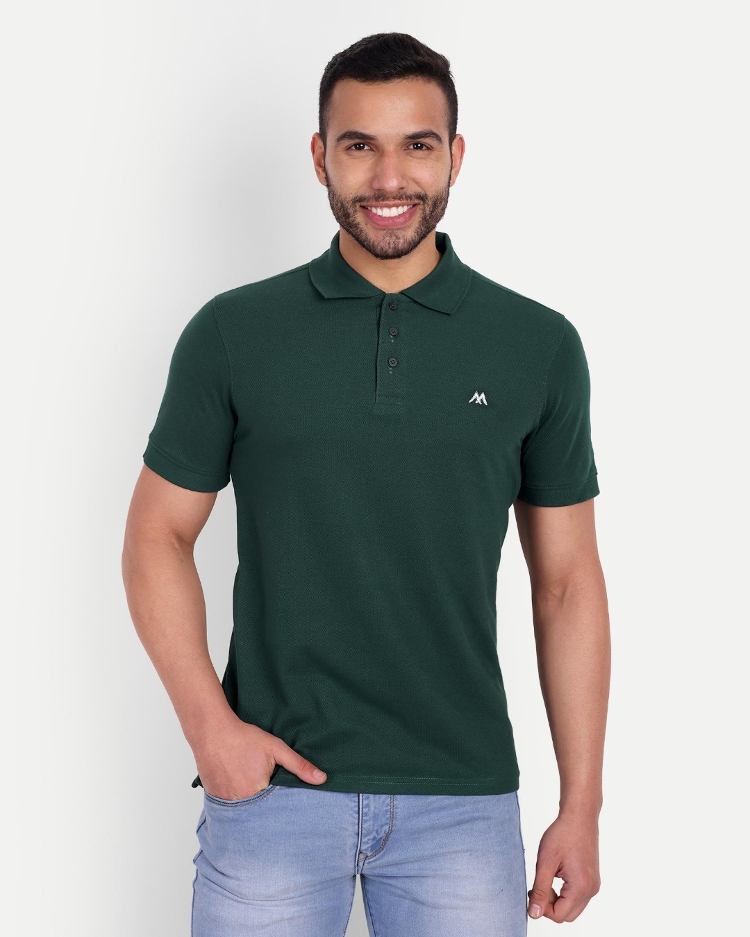 Buy Men's Green T-shirt Online at Bewakoof