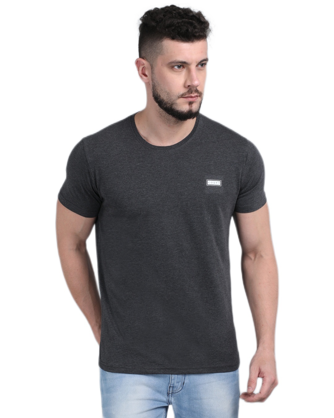 Buy Men's Grey Casual T-shirt Online at Bewakoof
