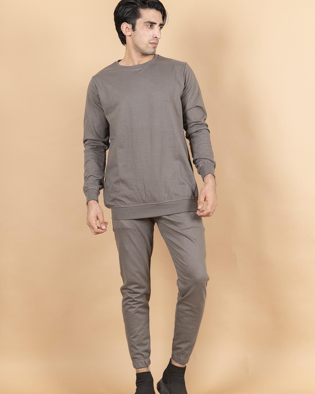 Buy Men's Grey Co-Ord Set Online in India at Bewakoof