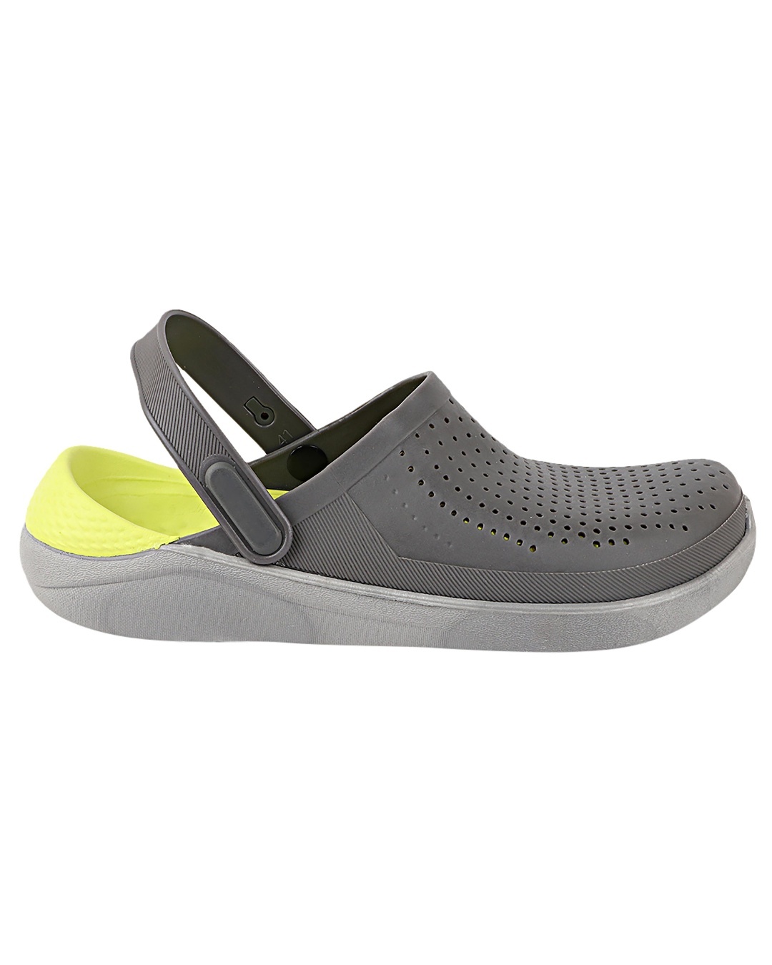 Buy Men's Grey Color Block Clogs Online in India at Bewakoof