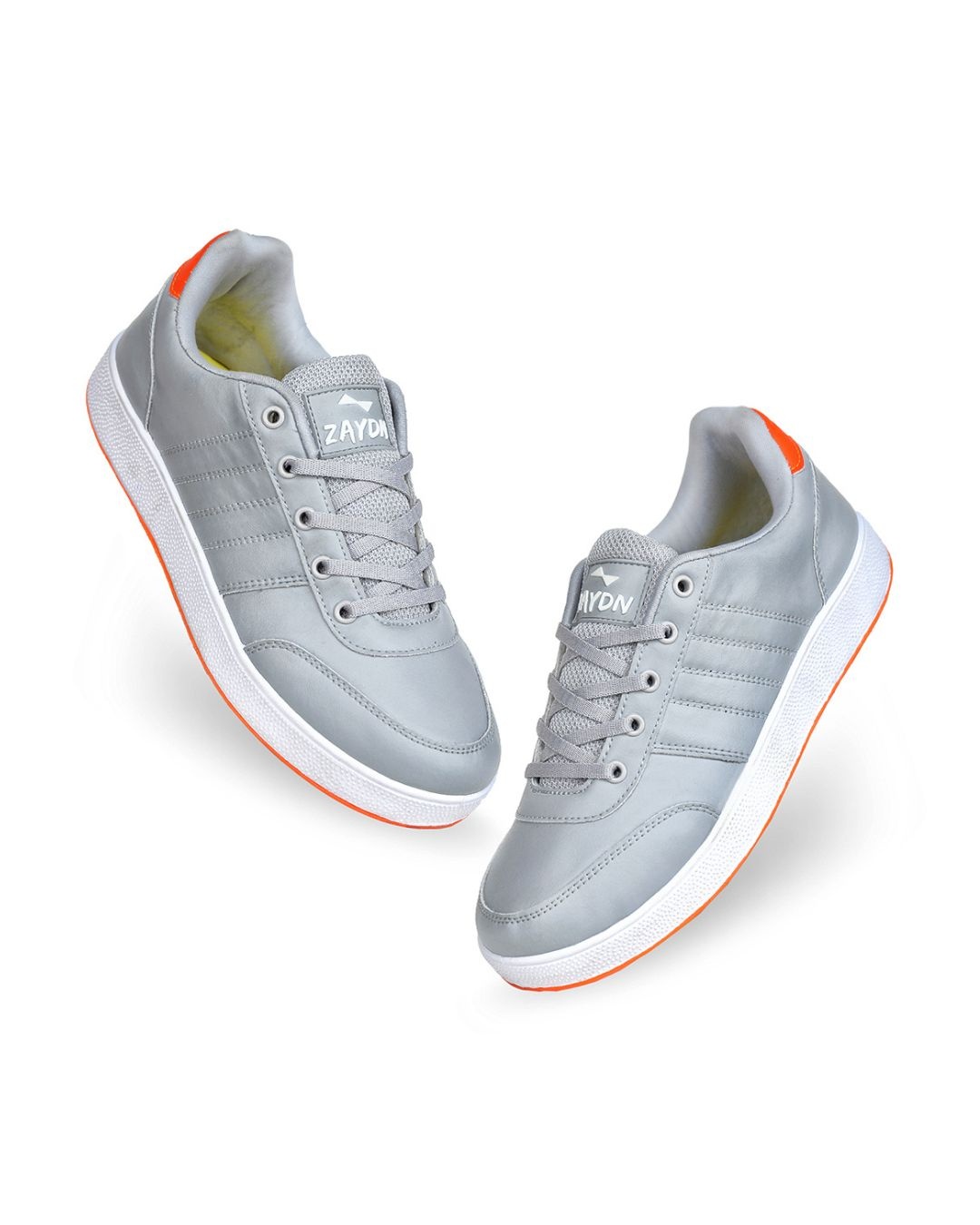Buy Men's Grey Color Blocked Casual Shoes Online in India at Bewakoof