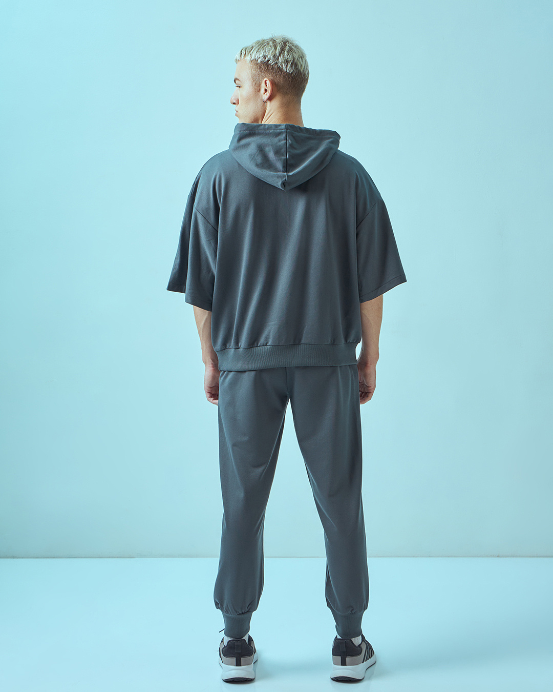 Buy Men's Grey Graffiti Garfield Graphic Printed Super Loose Co ...