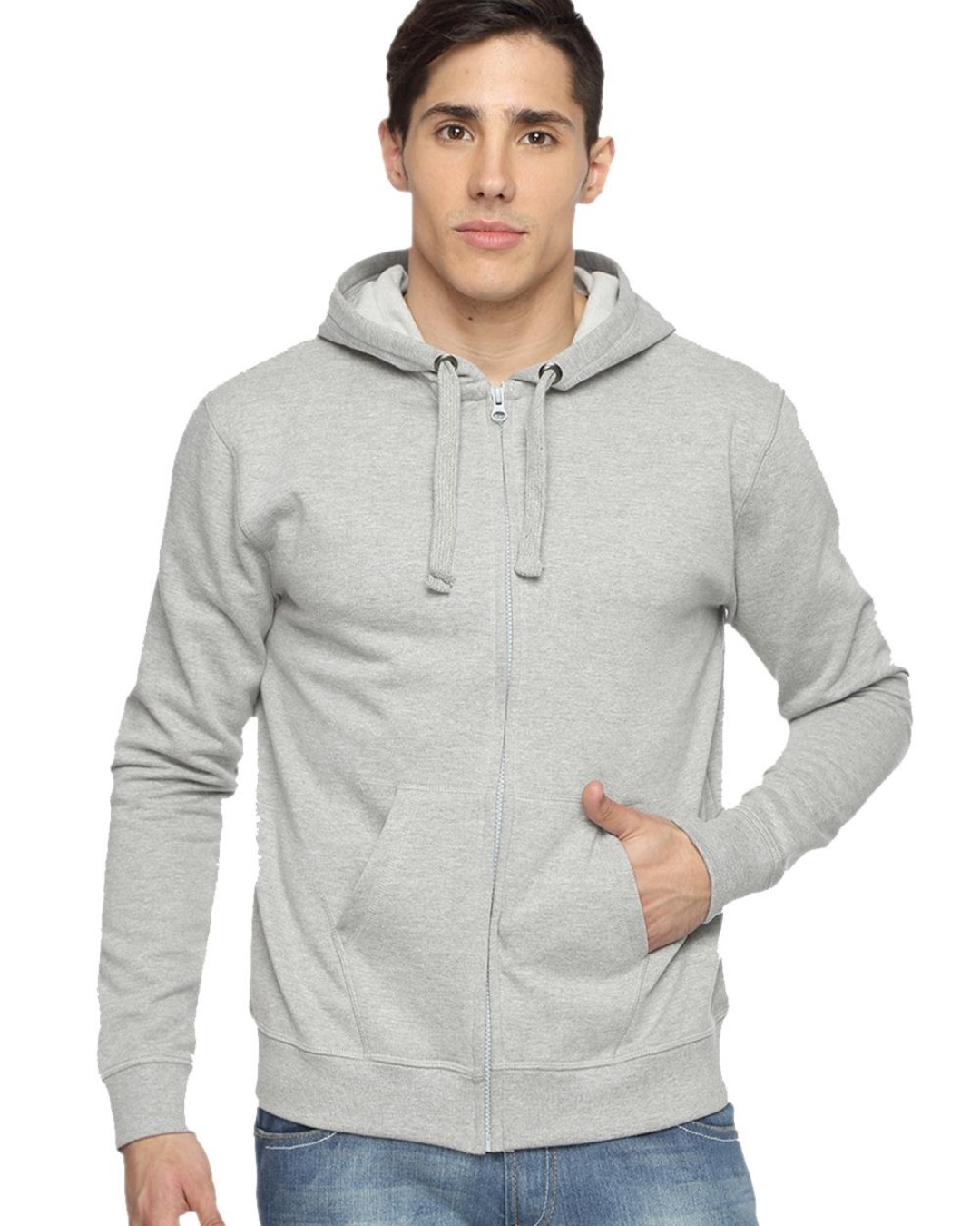 Buy Men's Grey Hoodie Online at Bewakoof