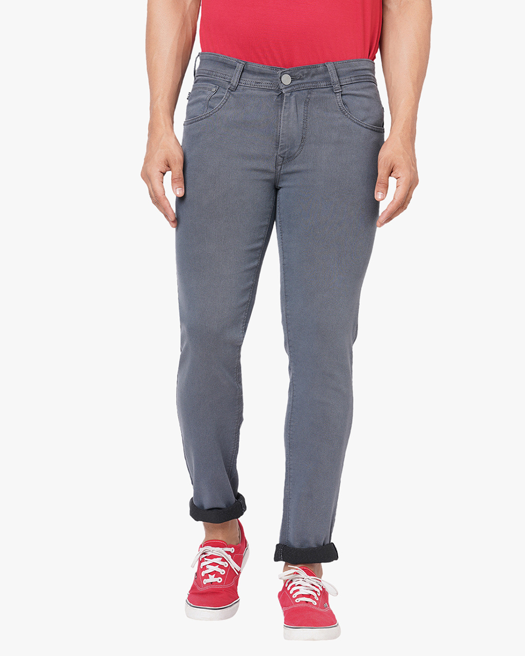 Buy Men's Grey Jeans Online at Bewakoof
