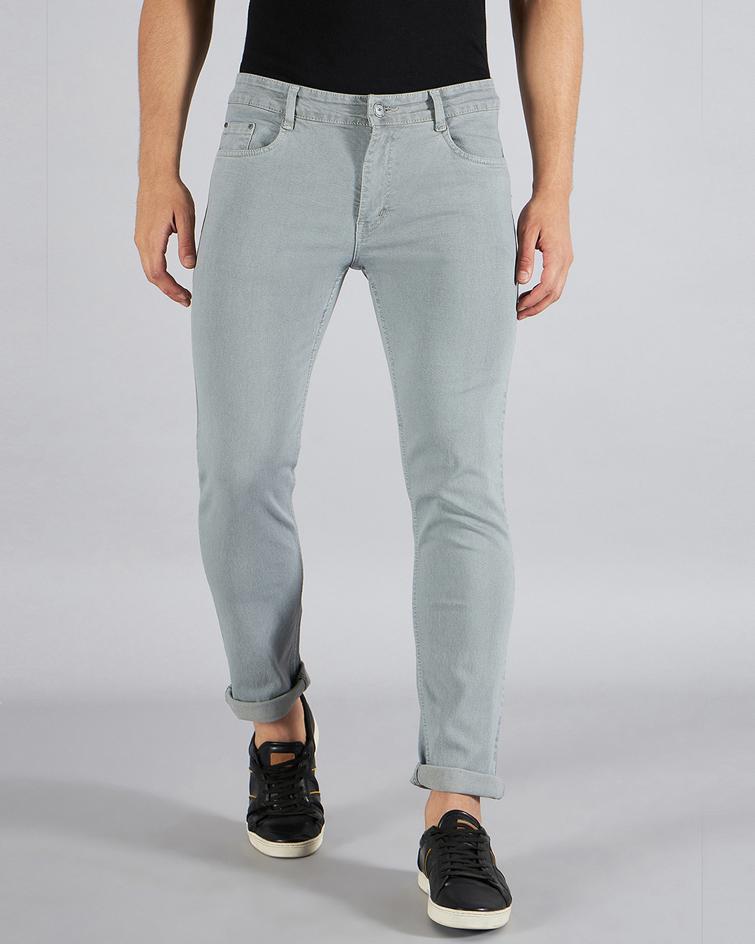 Buy Men's Grey Jeans Online at Bewakoof