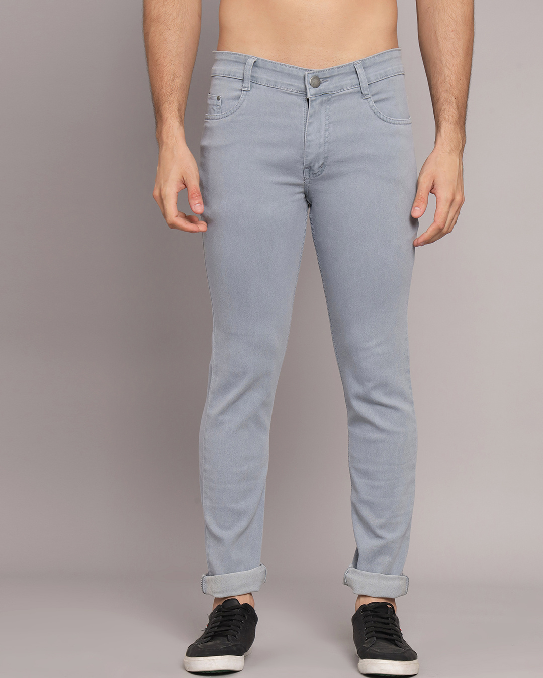 Buy Men's Grey Jeans Online at Bewakoof