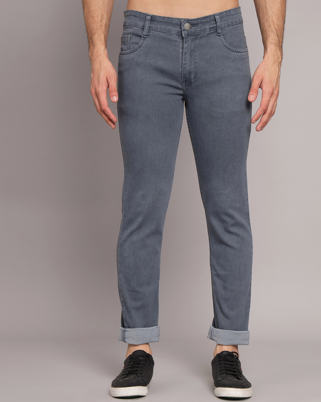Buy Men's Grey Jeans Online at Bewakoof