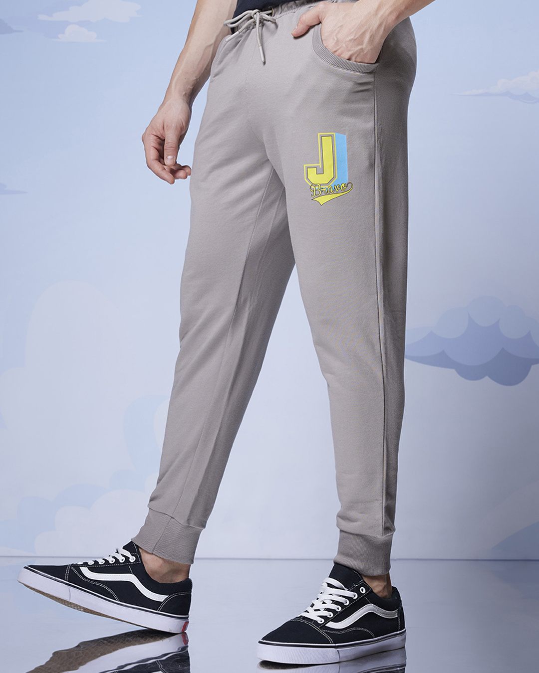 Buy Men's Grey Johnny Biker Graphic Printed Oversized Joggers Online at ...