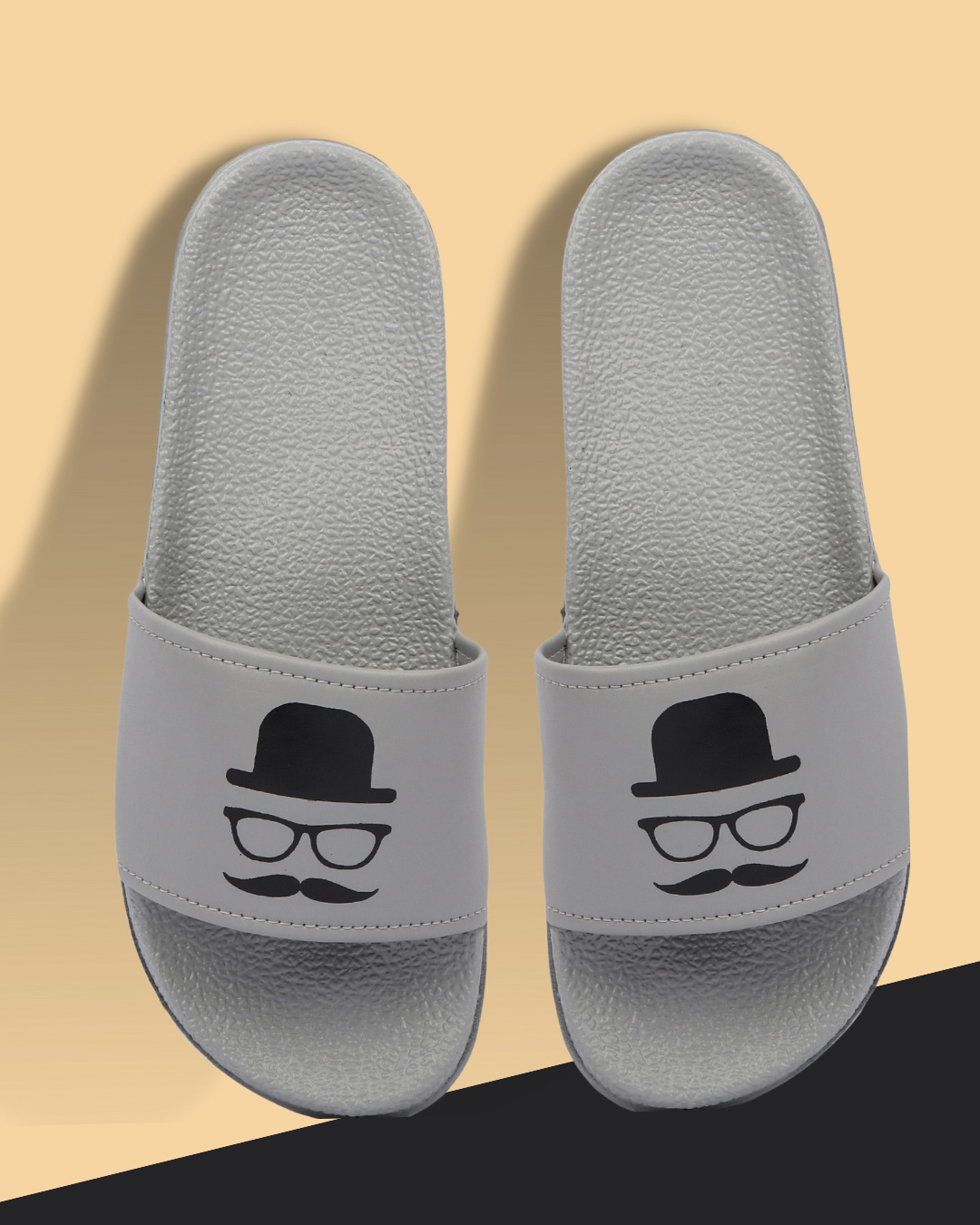 Buy Men's Grey Latest Flip Flops & Sliders Online in India at Bewakoof