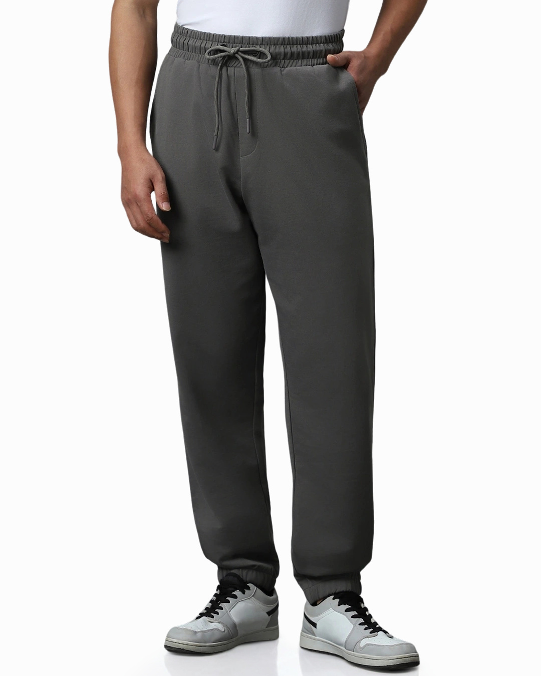 Buy Men's Grey Oversized Joggers Online at Bewakoof