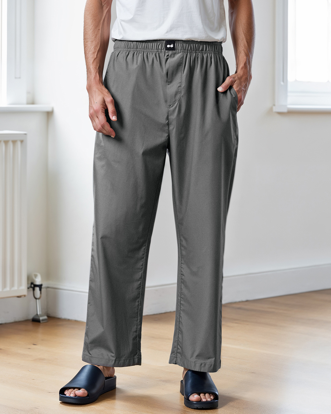 Buy Men's Grey Oversized Pyjamas Online in India at Bewakoof