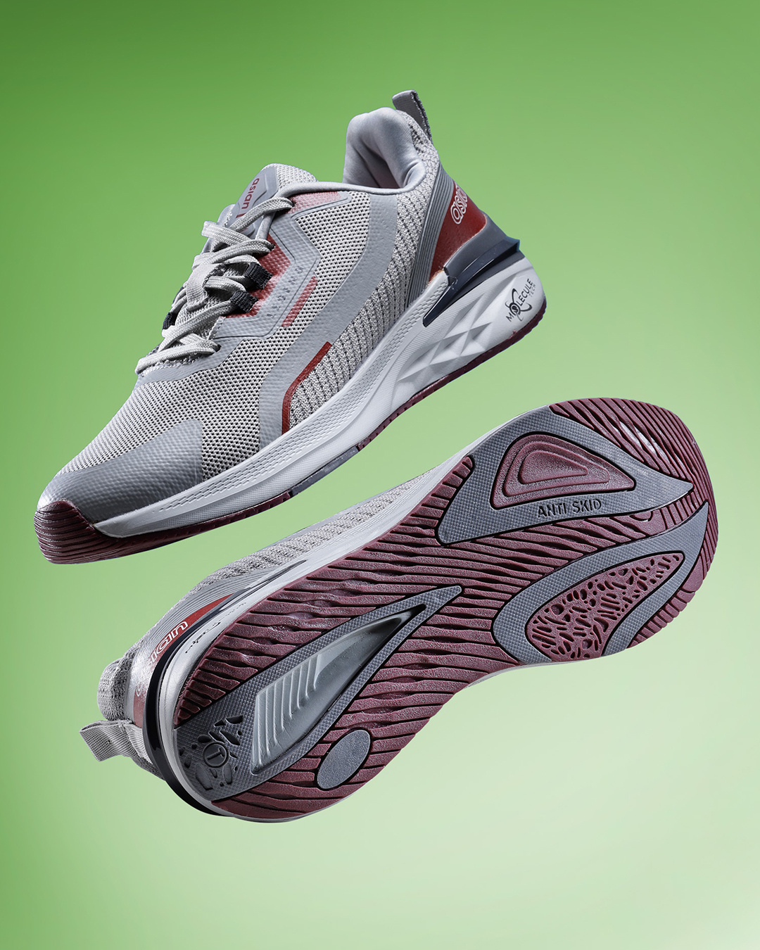 Buy Men's Grey Running Shoes Online in India at Bewakoof