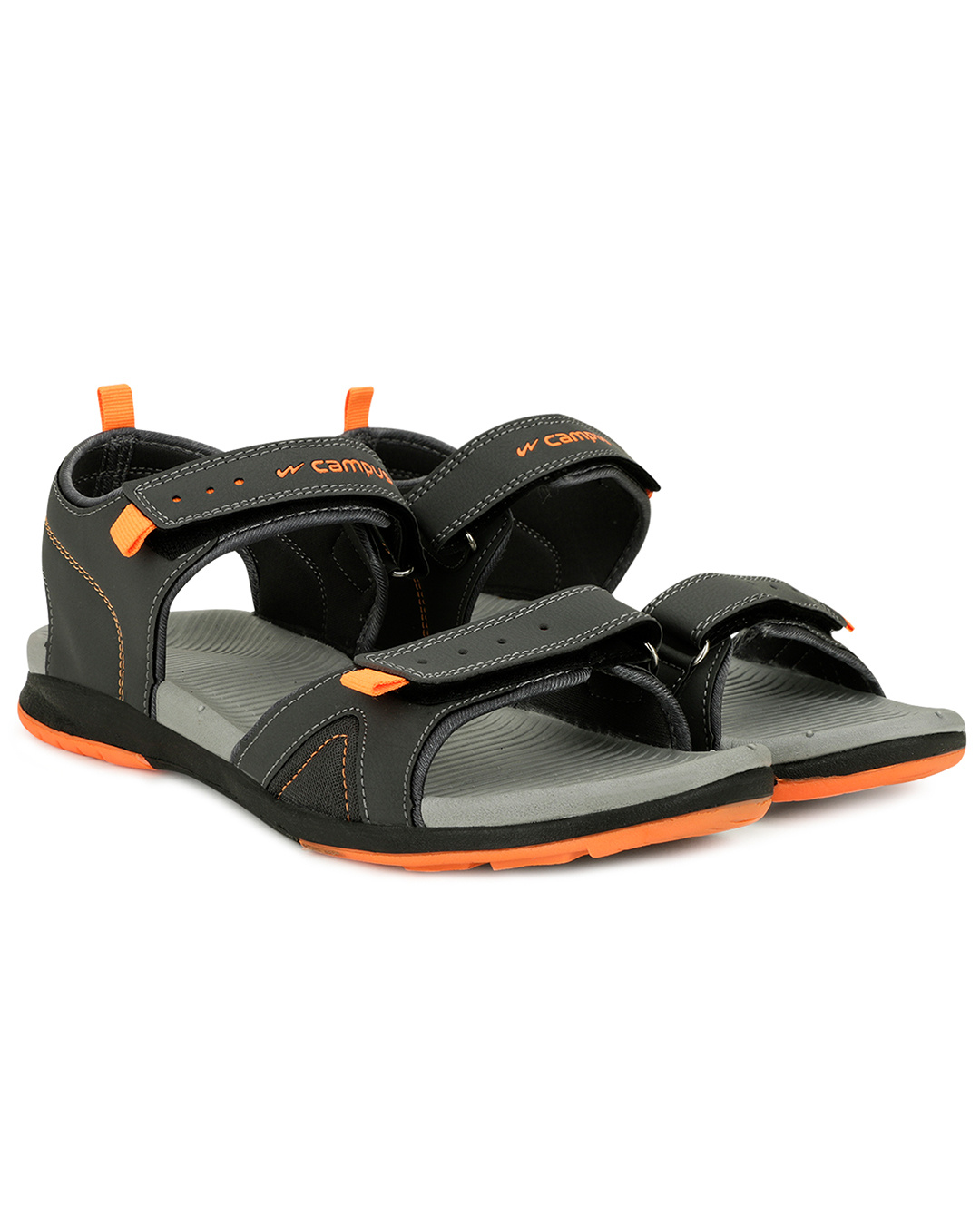 Buy Men's Grey Self Design Sandals Online in India at Bewakoof