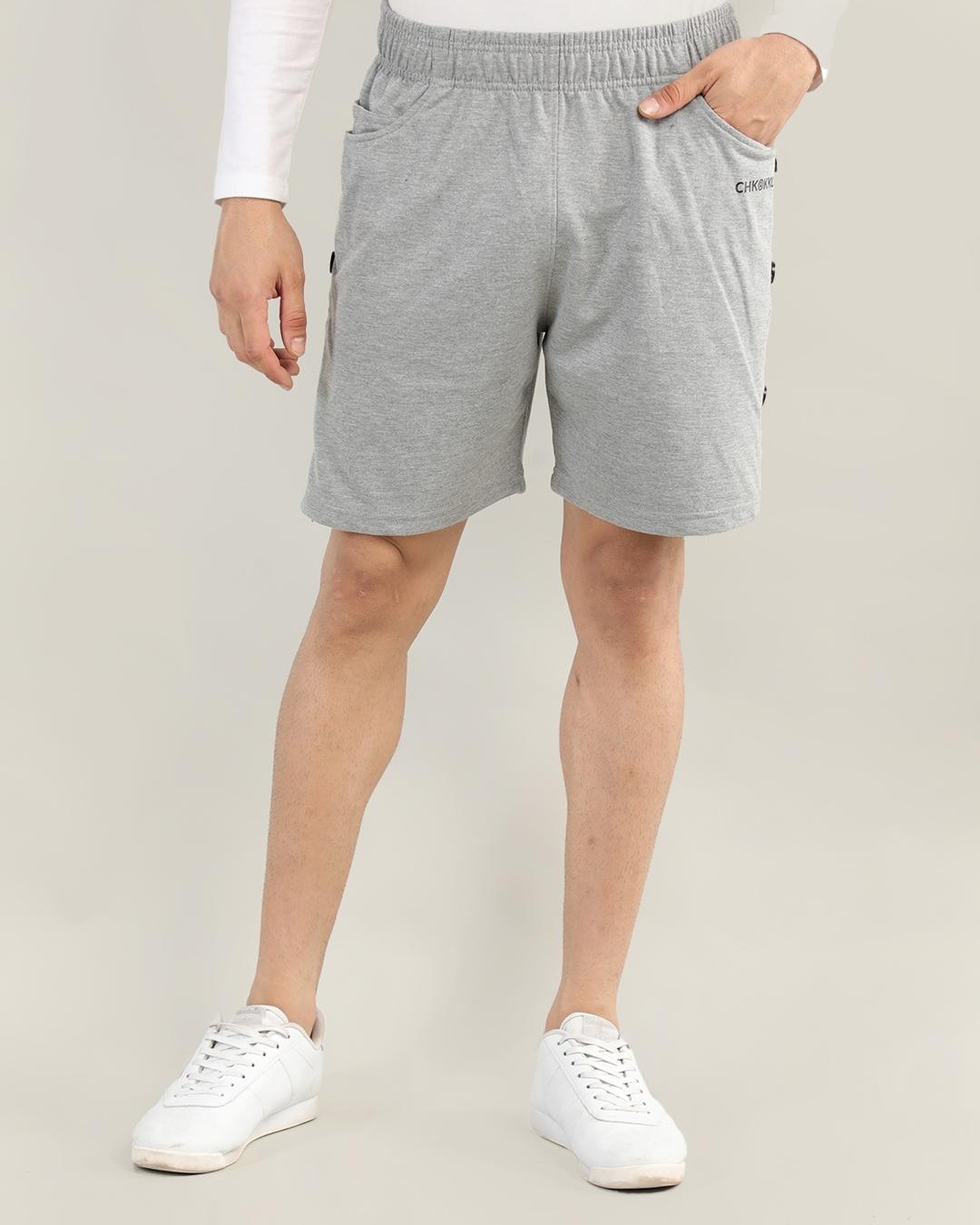 Buy Men's Grey Shorts Online at Bewakoof