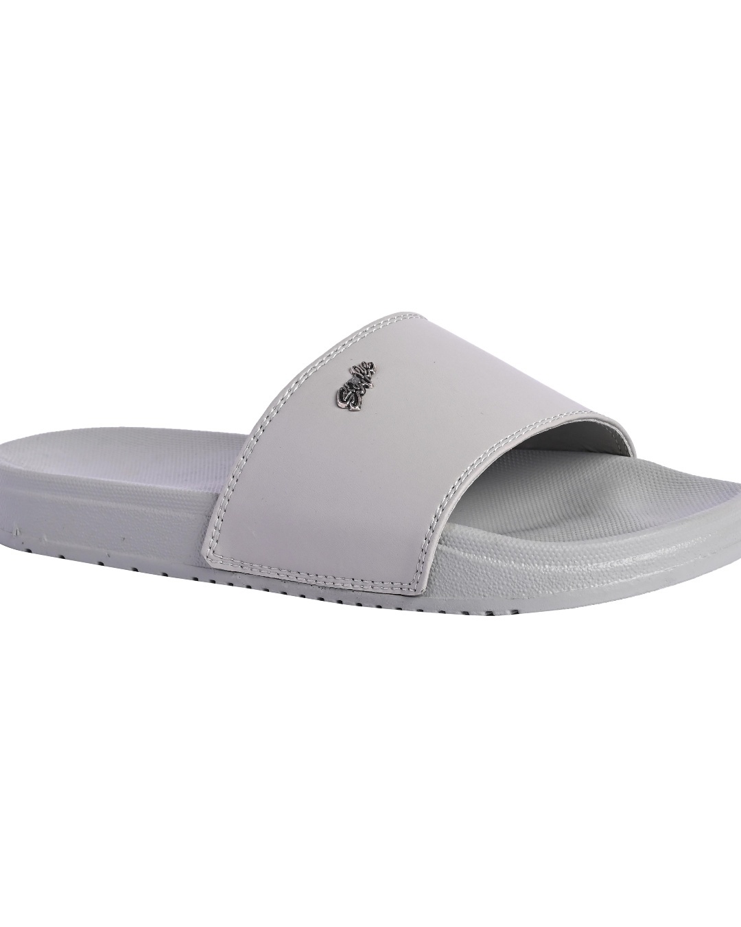 Buy Men's Grey Sliders Online in India at Bewakoof