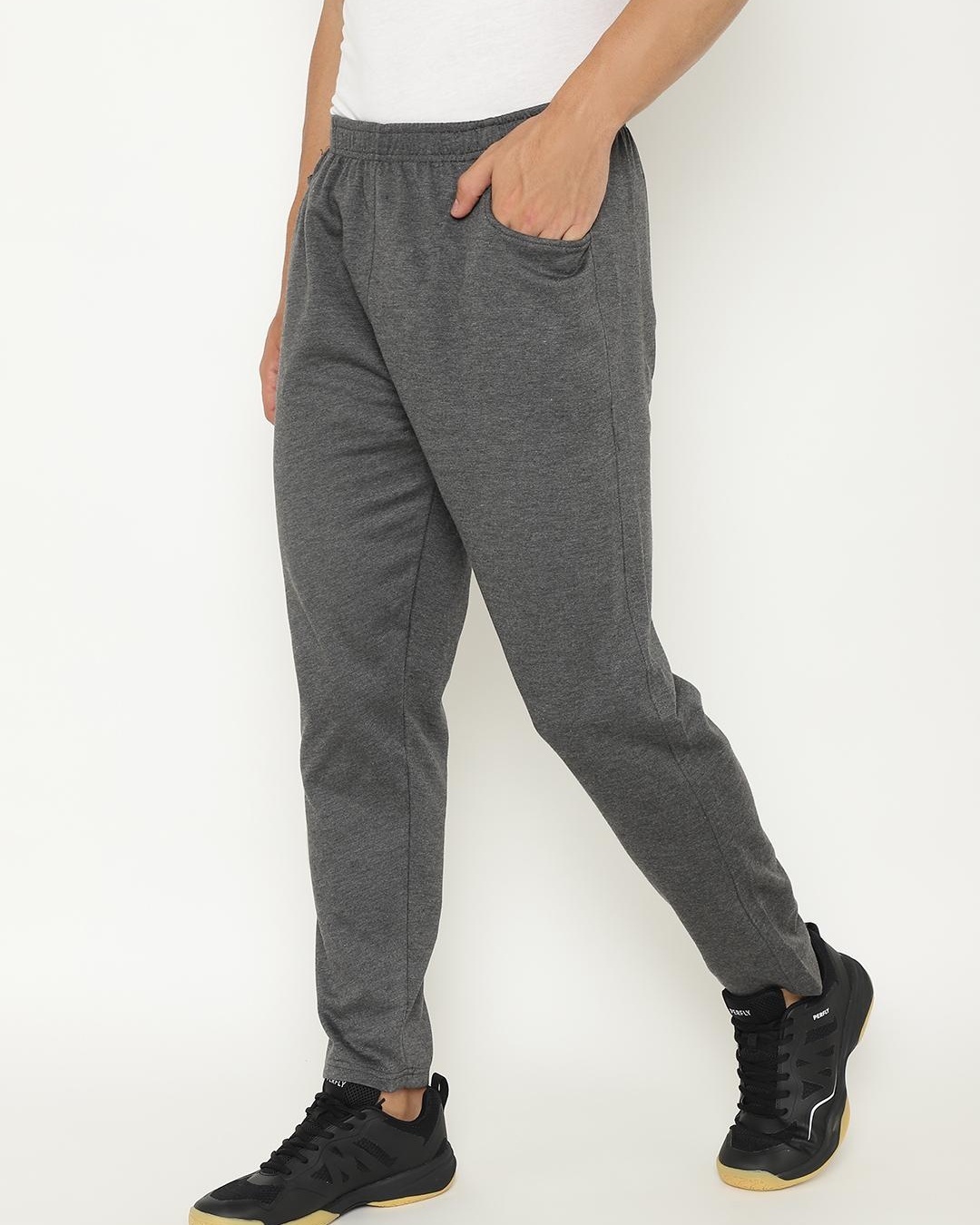 Buy Men's Grey Track Pants Online at Bewakoof