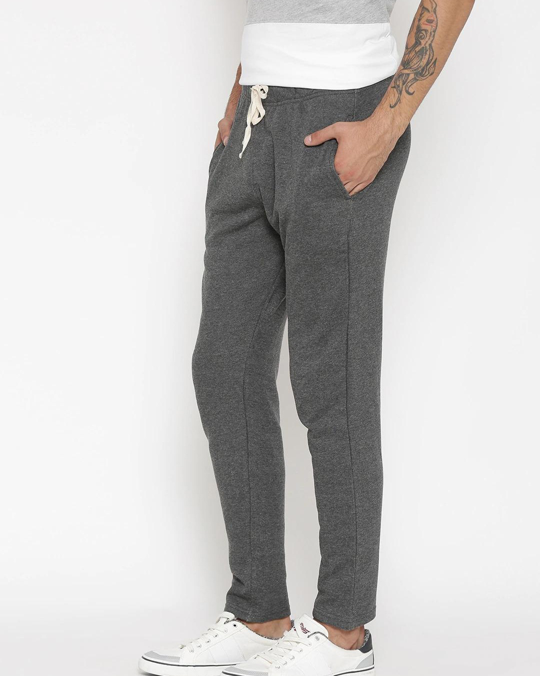 Buy Men's Grey Track Pants Online at Bewakoof