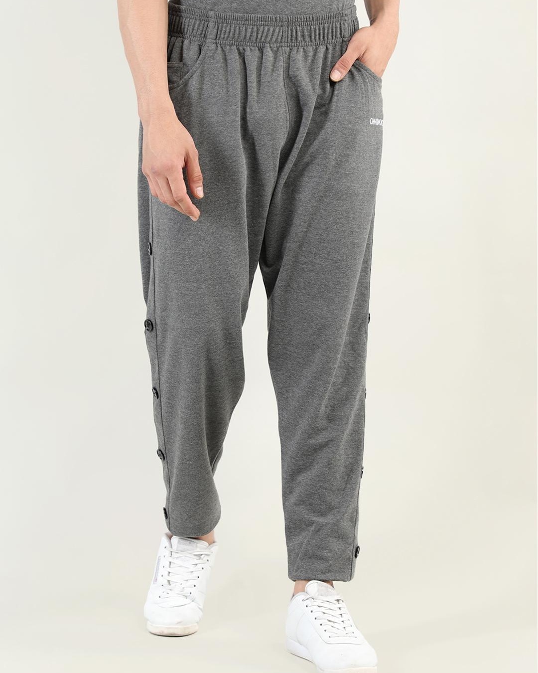 Buy Men's Grey Track Pants Online at Bewakoof