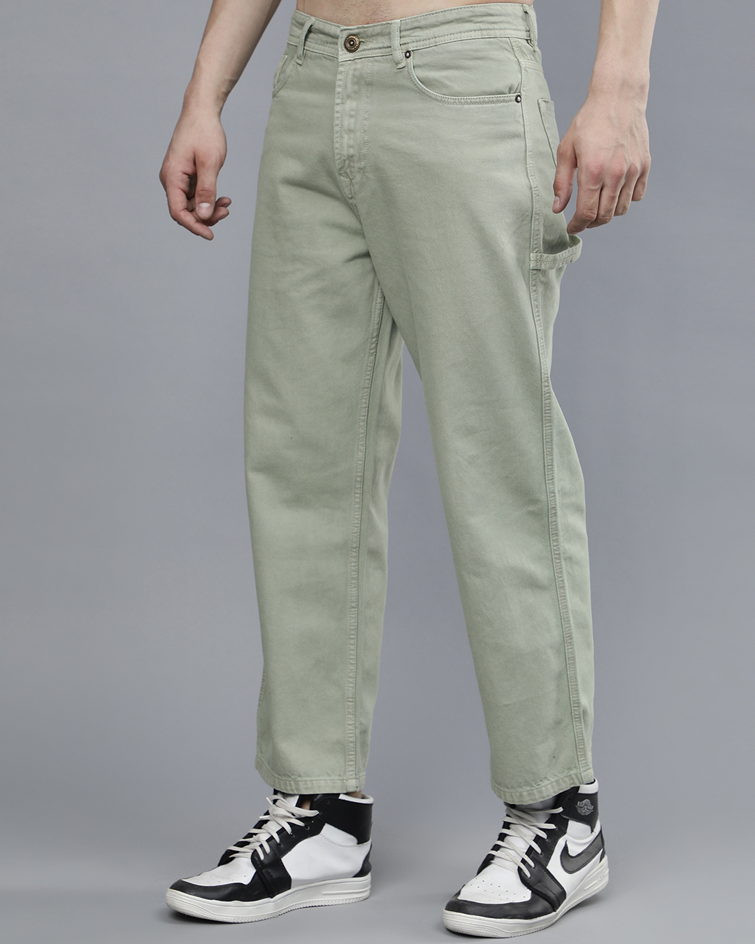 Buy Men's Light Green Jeans Online at Bewakoof
