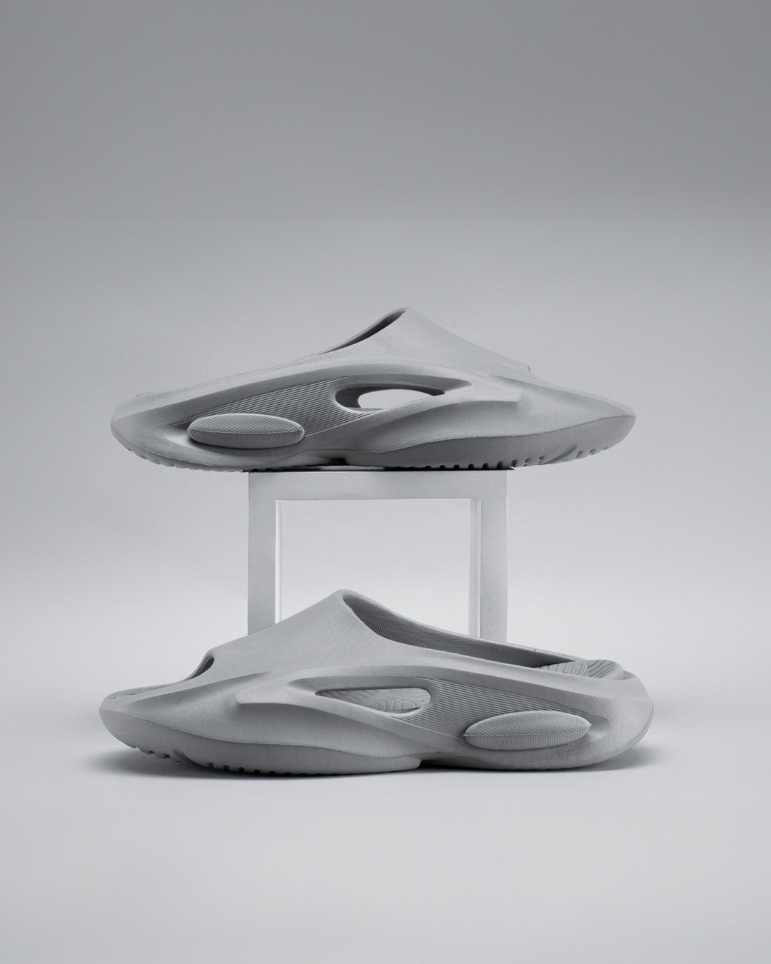 Buy Men's Light Grey Spaceman Sliders Online in India at Bewakoof