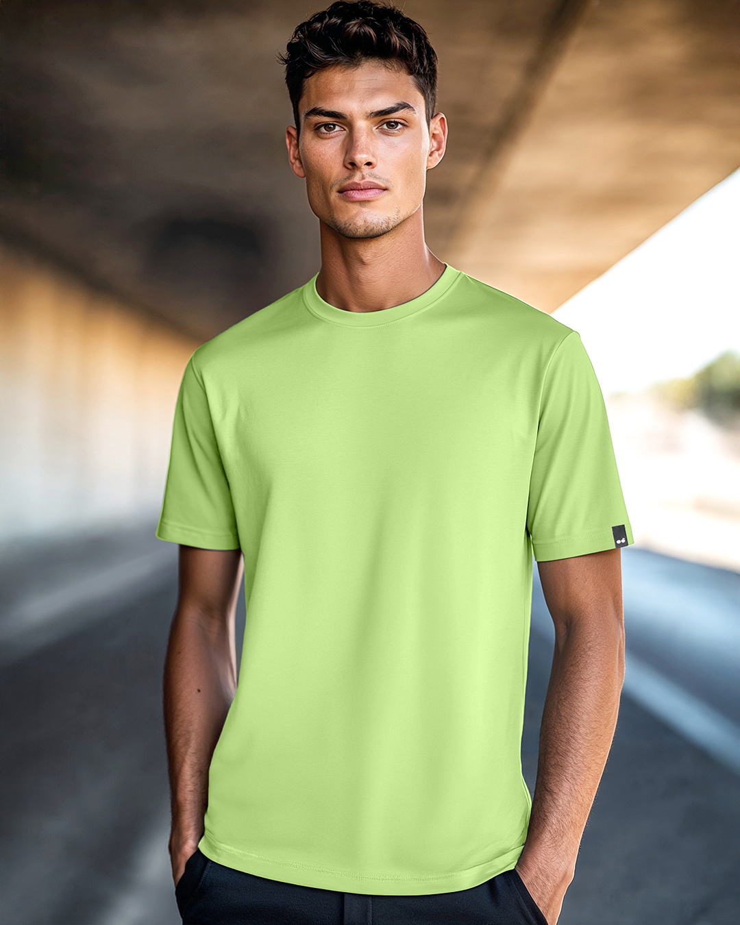 Buy Men's Lime Green T-shirt Online at Bewakoof