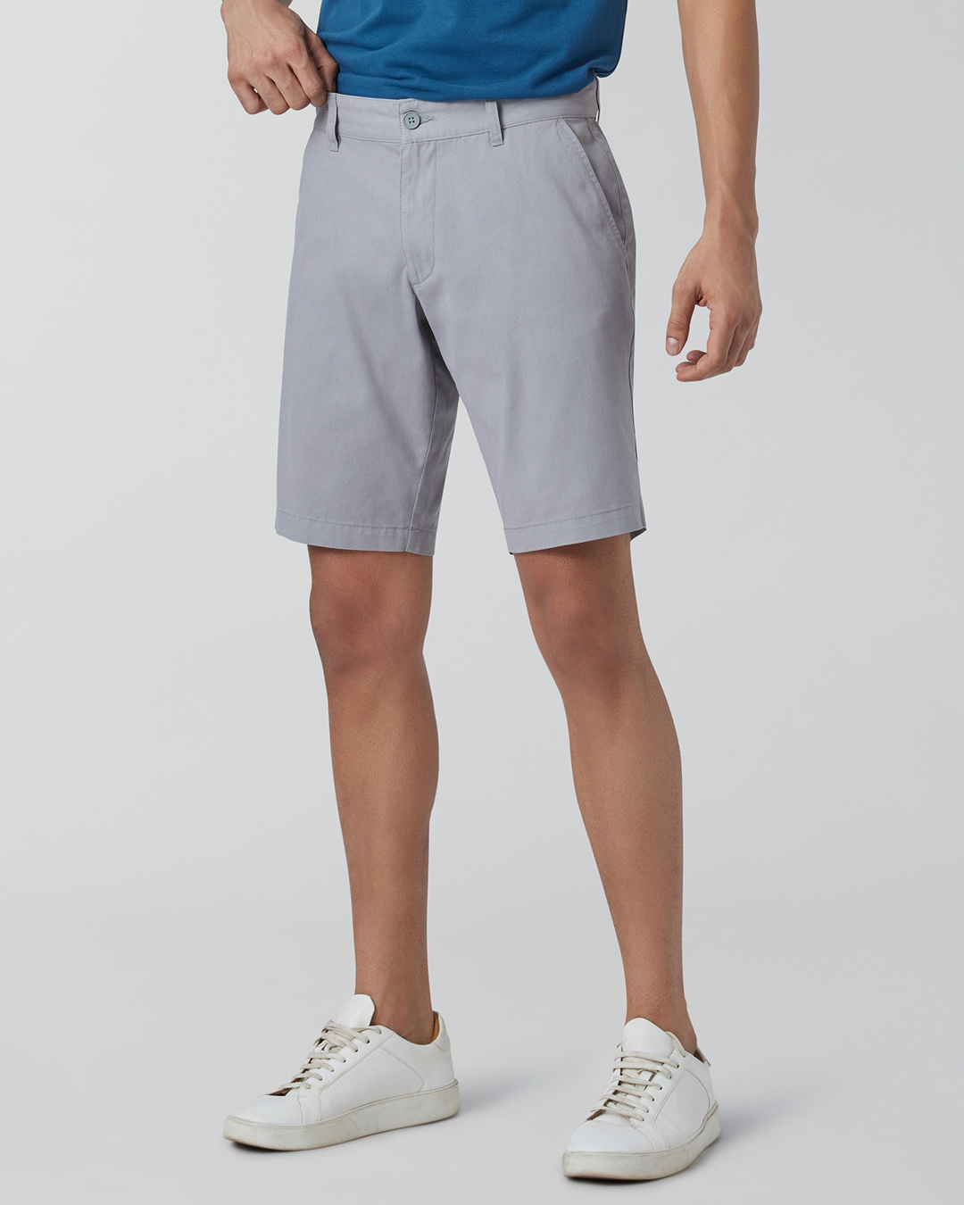 Buy Men's Moon Grey Chino Shorts Online at Bewakoof