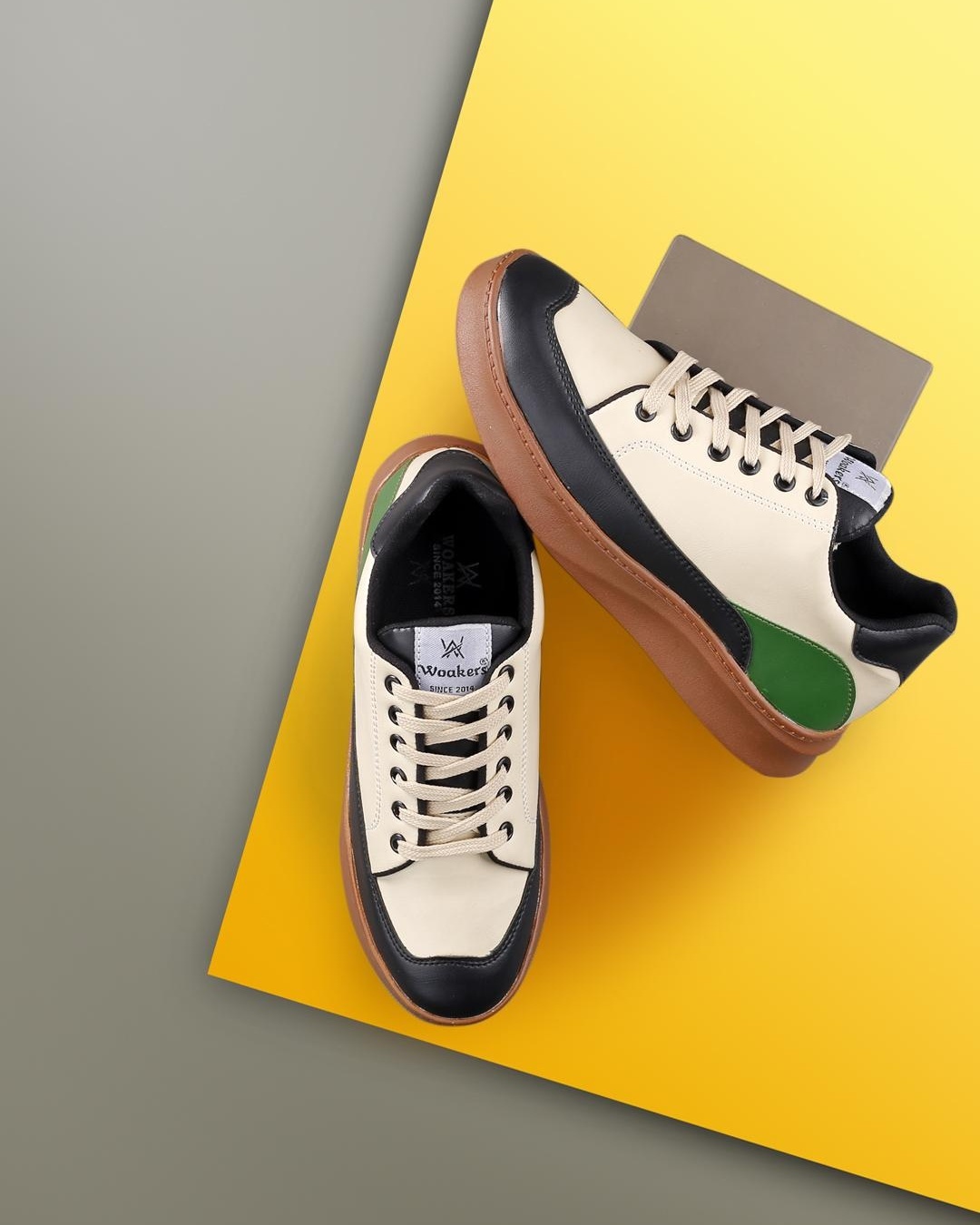 Buy Men's Multicolor Color Block Sneakers Online in India at Bewakoof