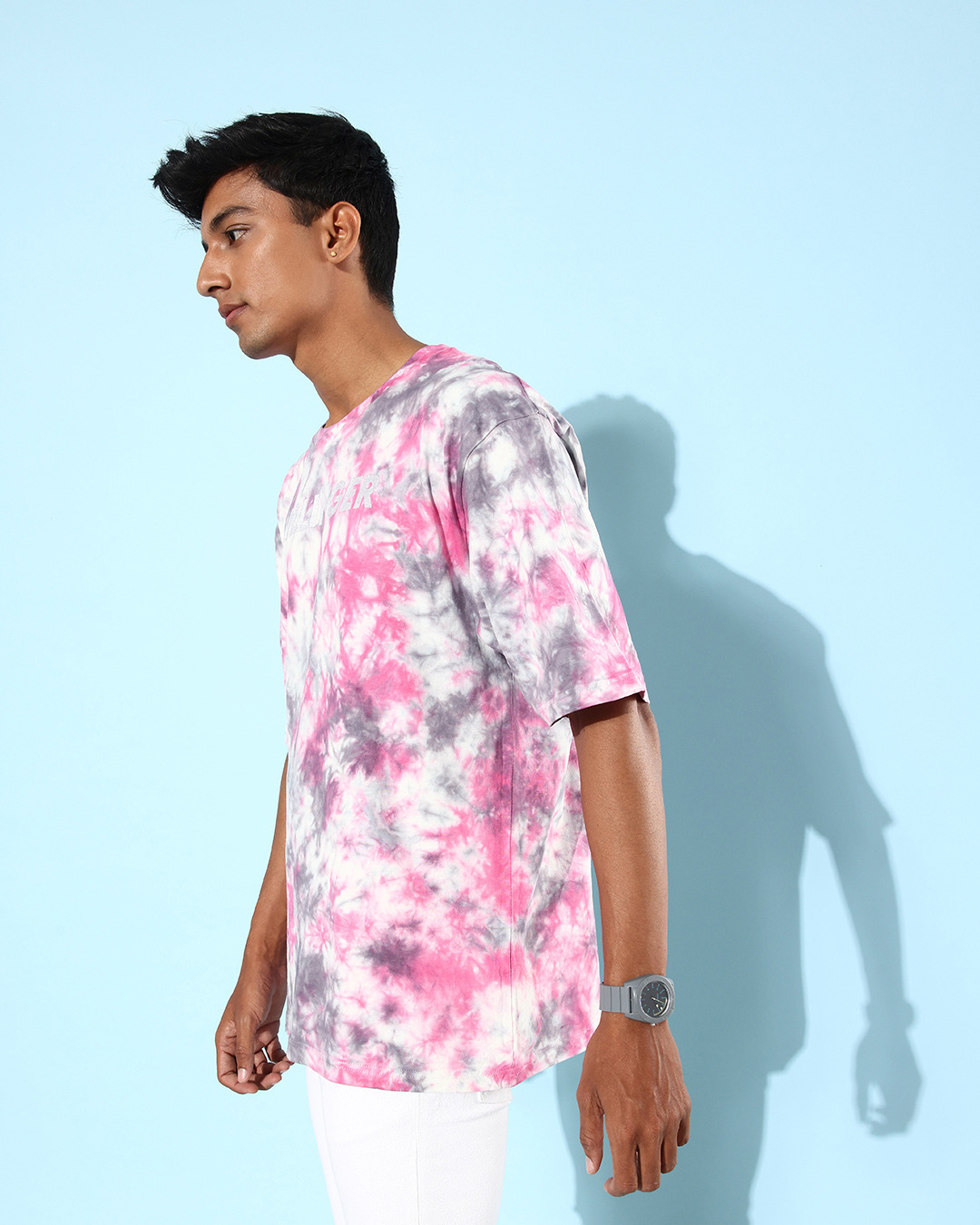 Buy Mens Multicolor Tie And Dye Oversized T Shirt For Men Multicolor