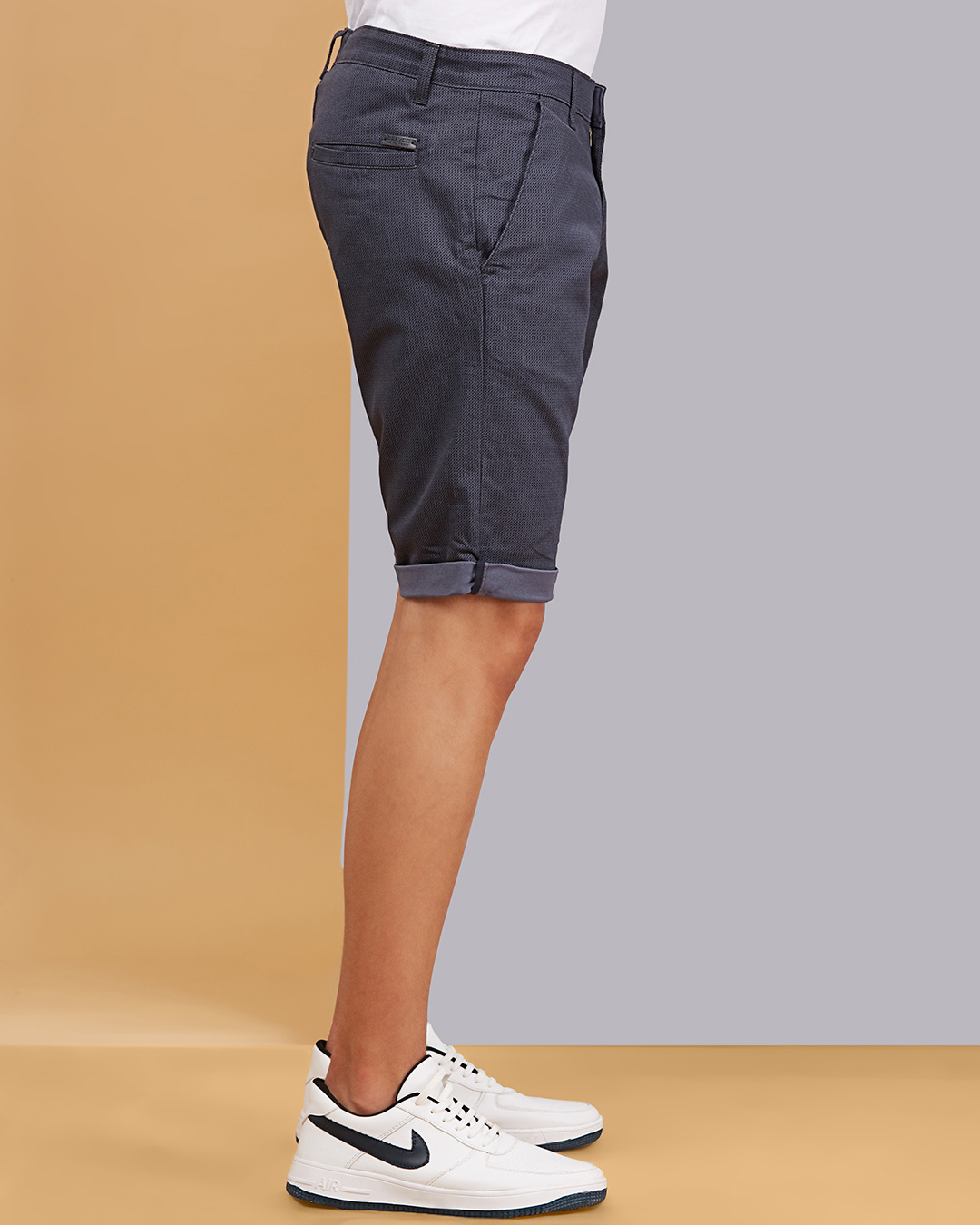 Buy Men's Navy Blue Shorts Online at Bewakoof