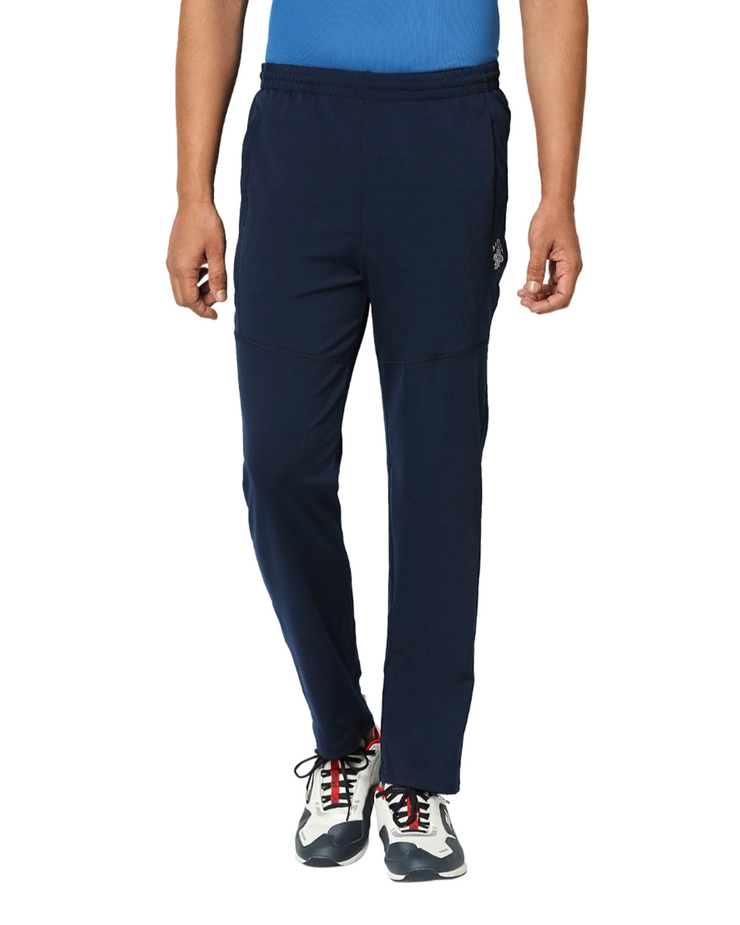 Buy Mens Navy Solid Regular Fit Trackpant Online At Bewakoof