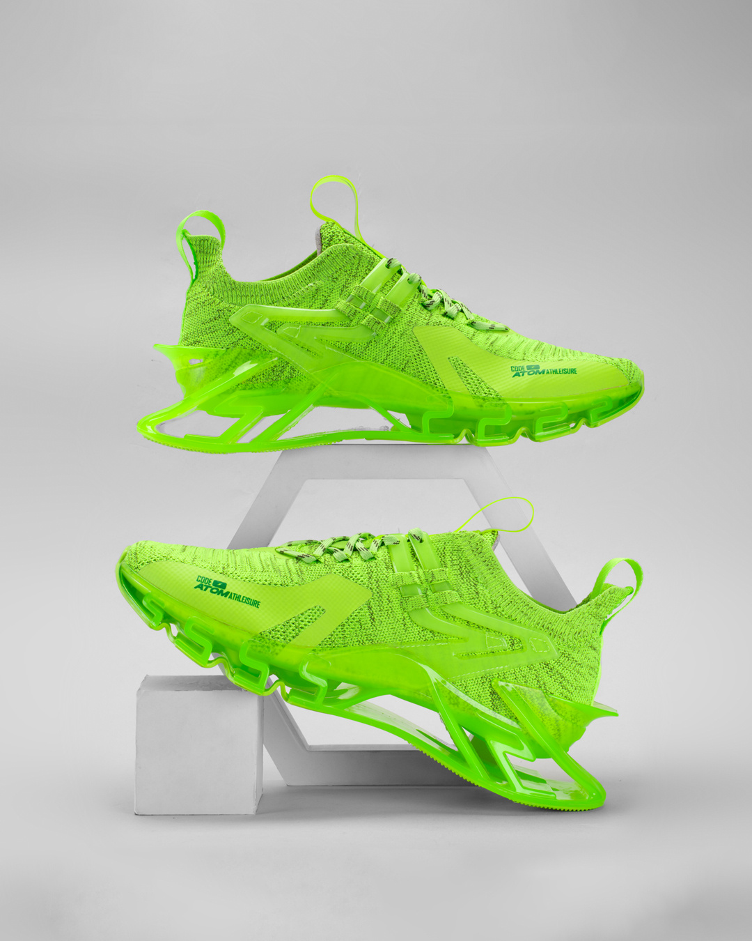 Buy Men's Neon Green Sneakers Online in India at Bewakoof