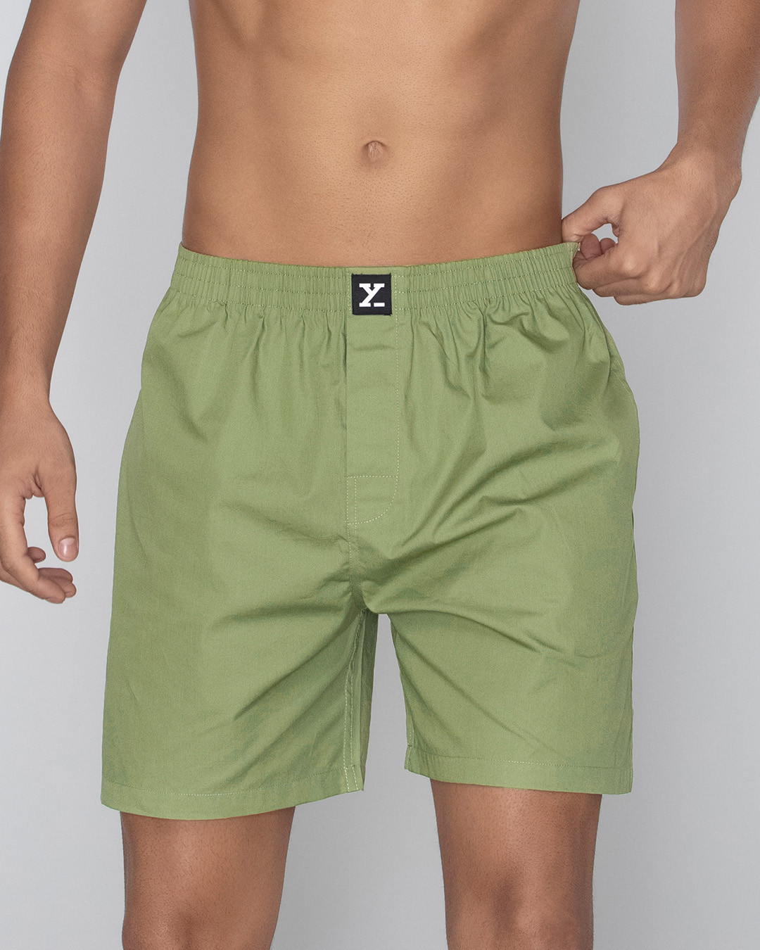 Buy Men's Olive Green Boxer Online in India at Bewakoof