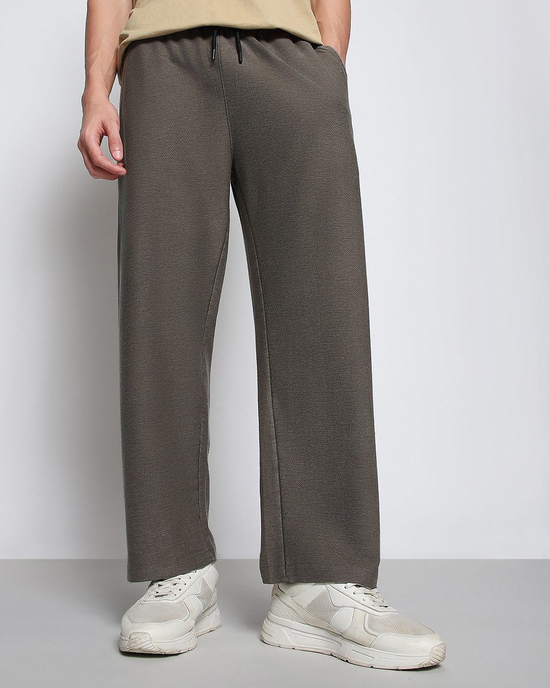 Buy Men's Olive Over Dyed Oversized Pants Online at Bewakoof