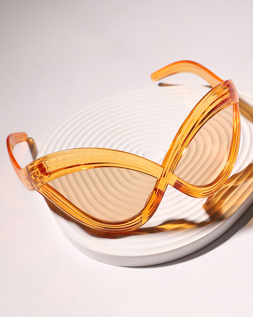 Buy Men's Orange Oversized Polarised Lens Sunglasses Online in India at ...