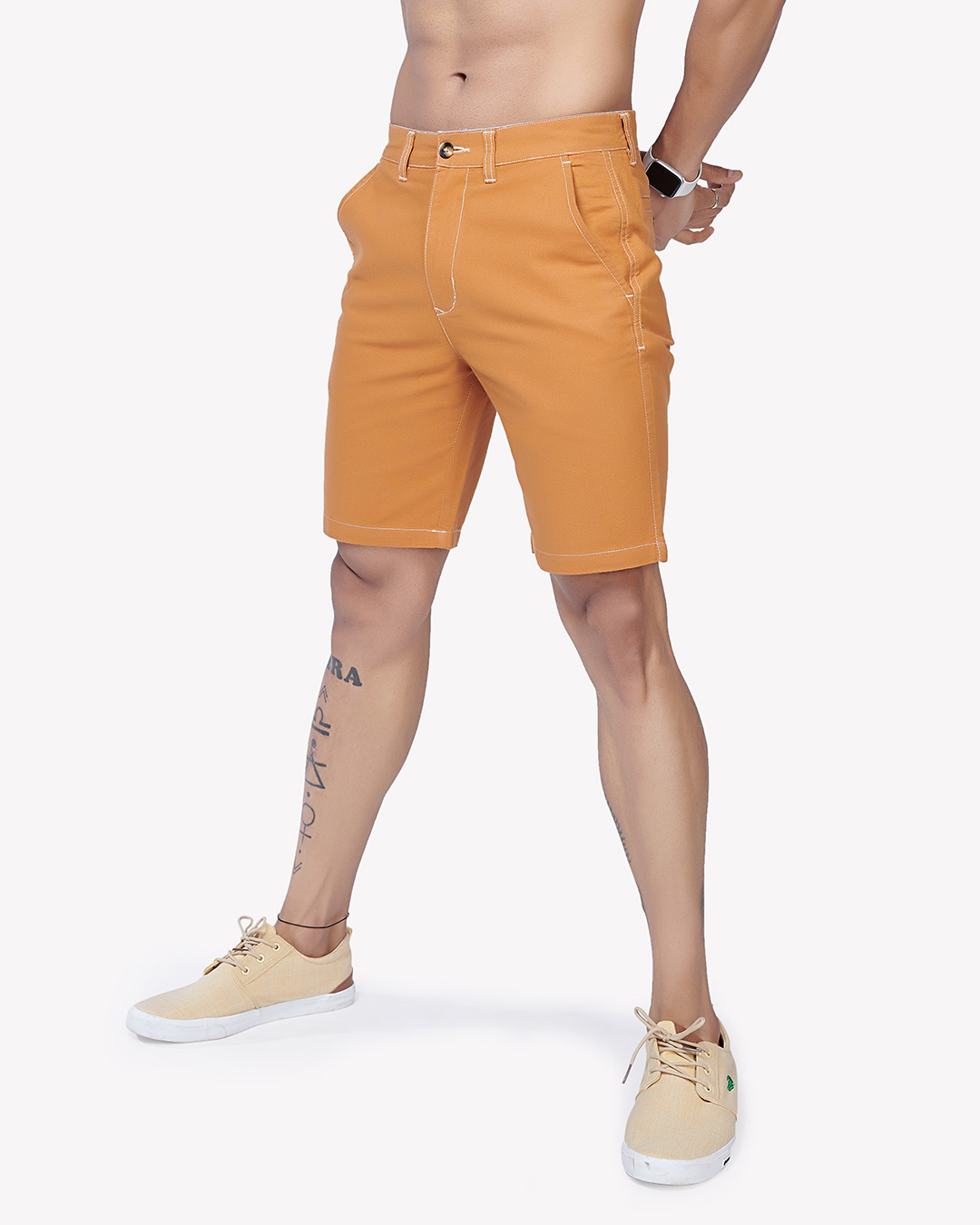 Buy Men's Orange Shorts Online at Bewakoof