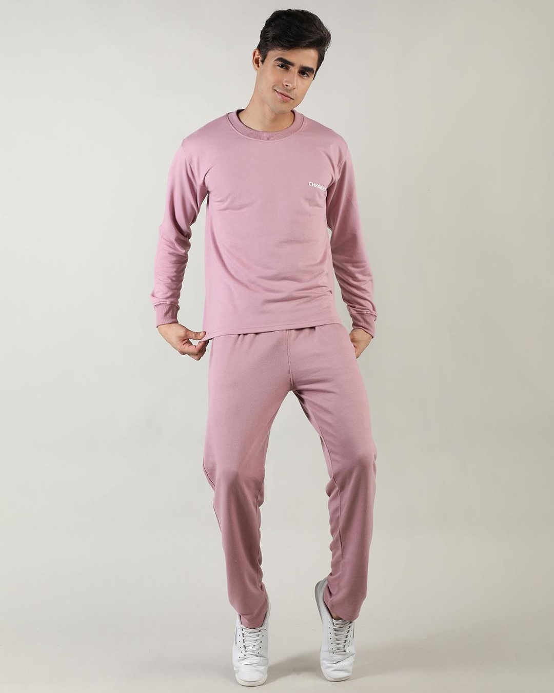 Buy Men's Pink Co-ord Set Online in India at Bewakoof
