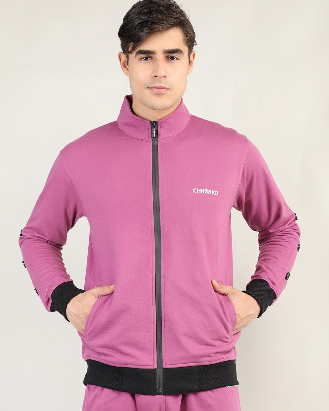 Buy Men's Pink Jacket Online at Bewakoof
