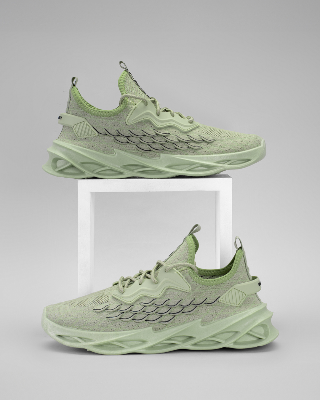 Buy Men's Pista Green Sneakers Online in India at Bewakoof