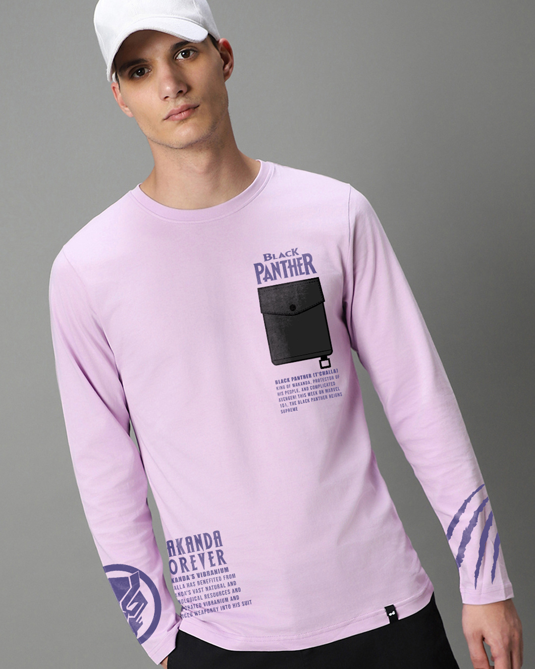 Buy Men's Purple Black Knight Graphic Printed T-shirt Online at Bewakoof