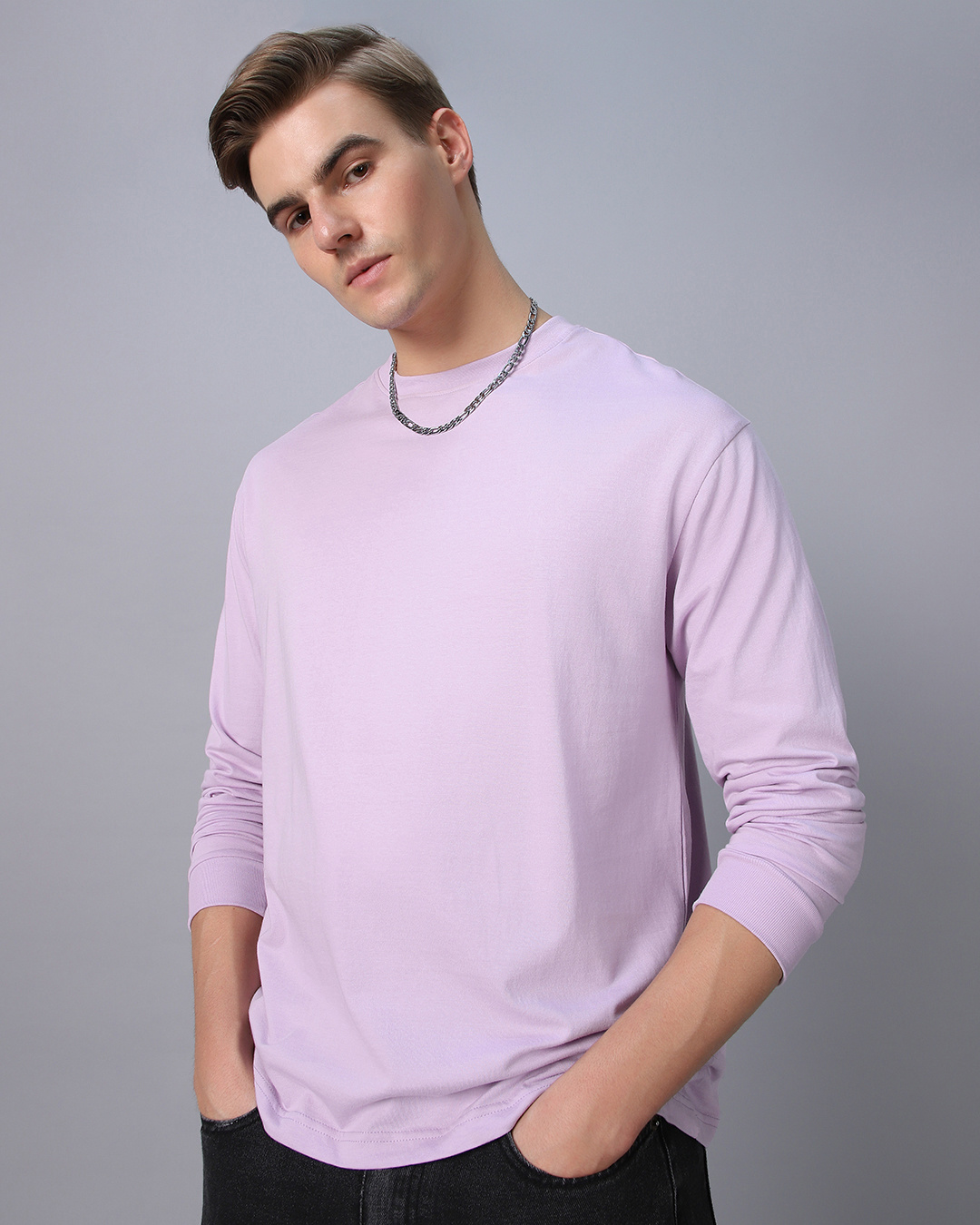 Buy Men's Purple Oversized T-shirt Online at Bewakoof