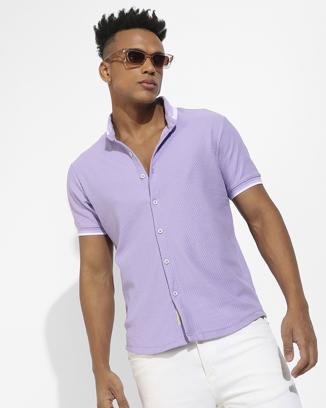 Buy Men's Purple Shirt Online at Bewakoof