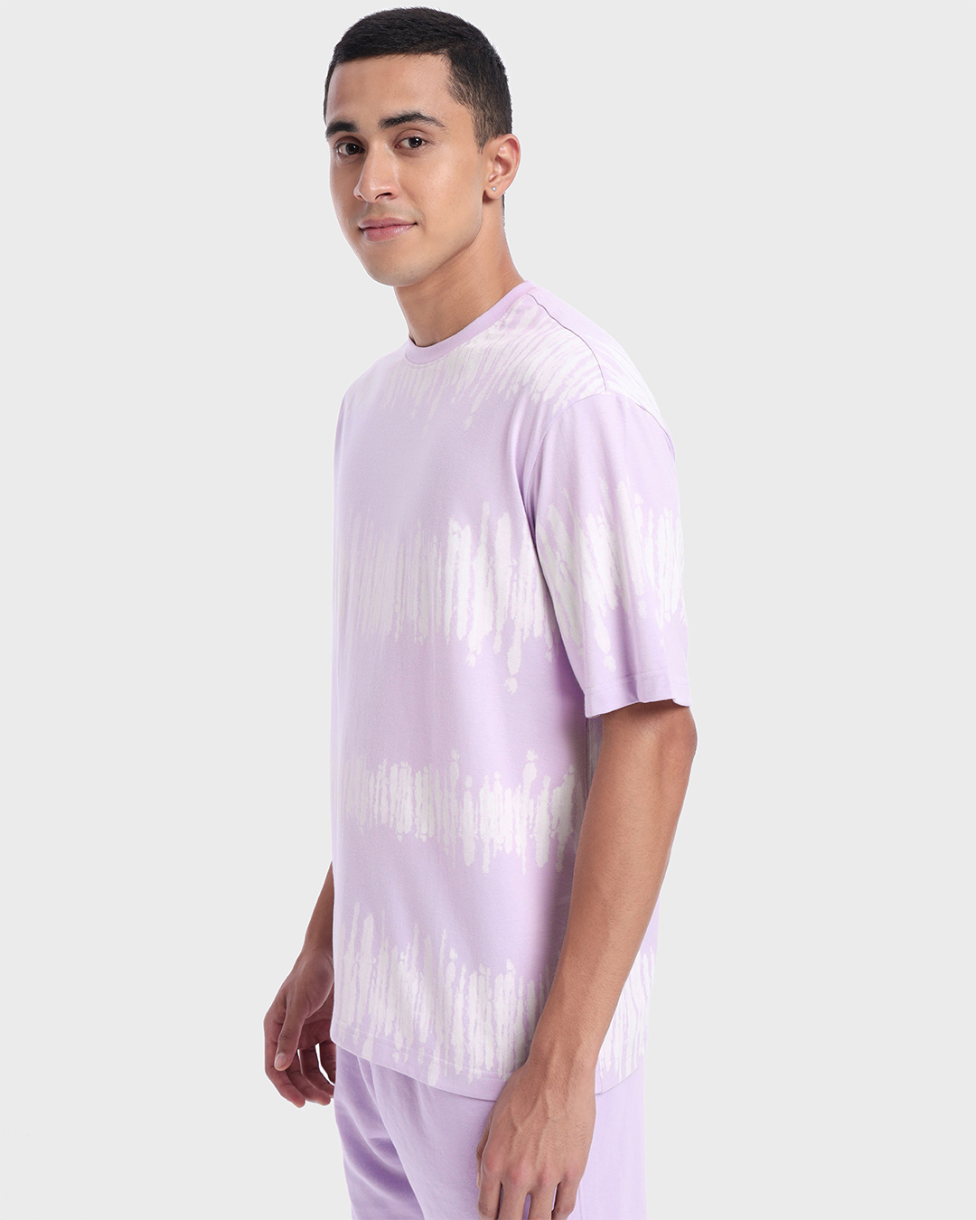 Buy Mens Purple Tie And Dye Oversized T Shirt Online At Bewakoof