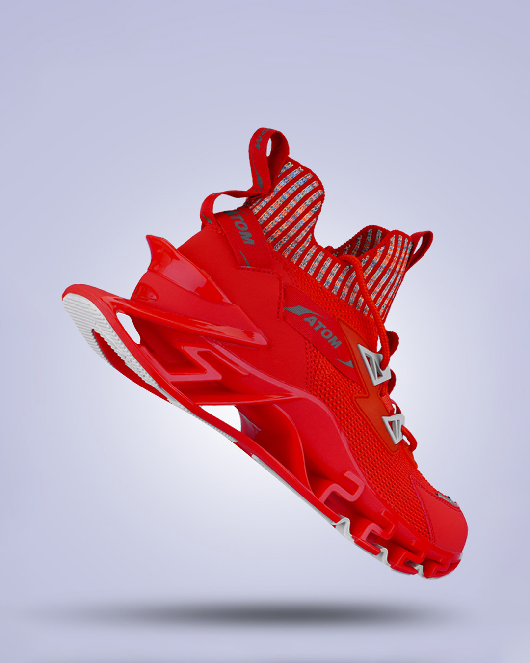 Buy Men's Red Spring Edge Alpha 2 High-Top Sneakers Online in India at ...