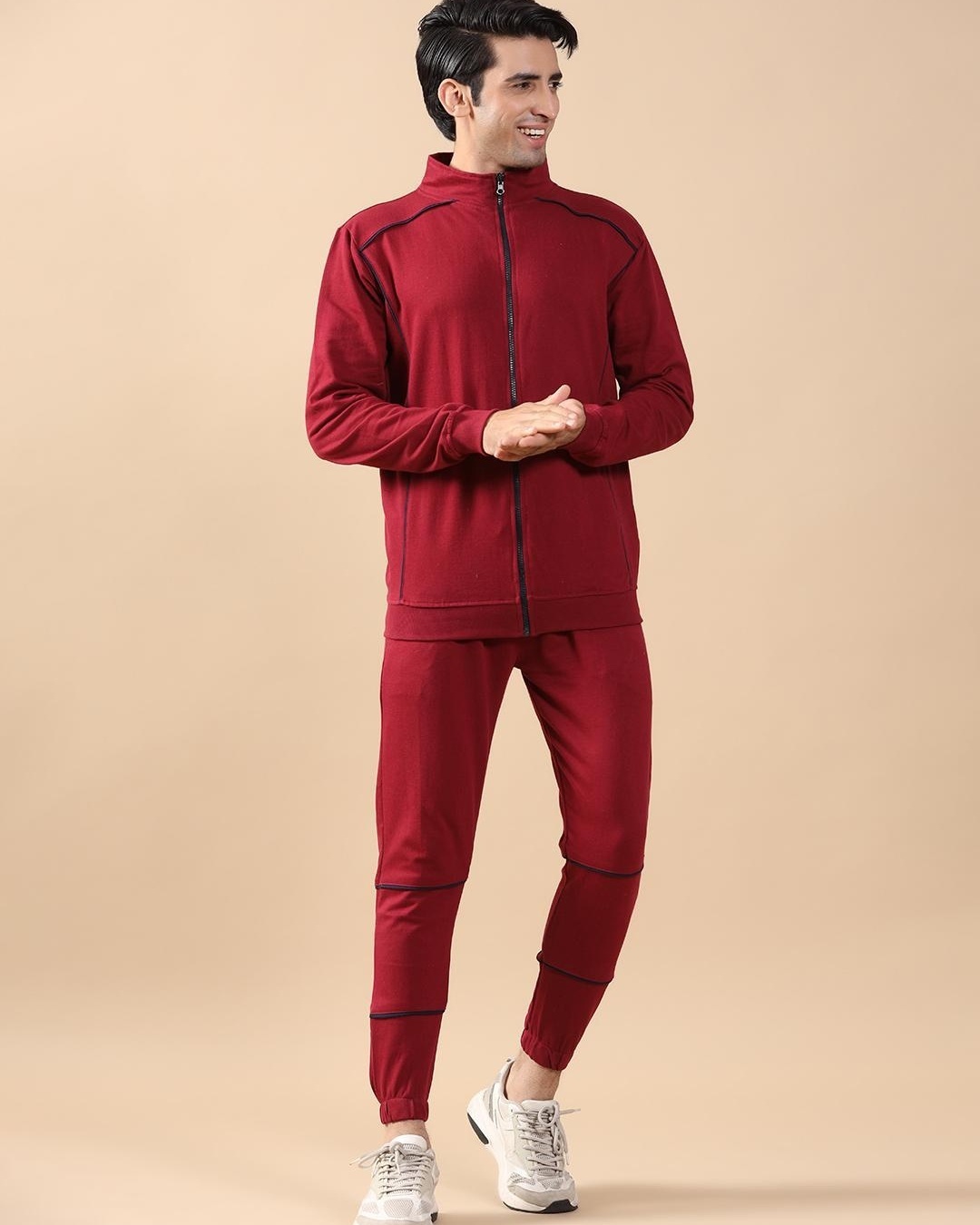 Buy Men's Red Co-Ord Set Online in India at Bewakoof